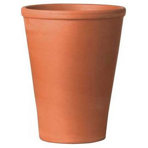 Offer Homebase Terracotta Long Tom Plant Pot - 23cm Homebase