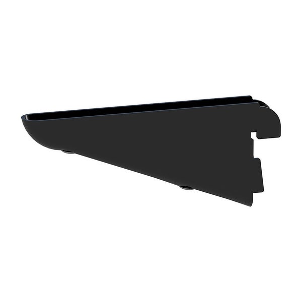 Double Slot Bracket - Black - 120mm | Homebase
