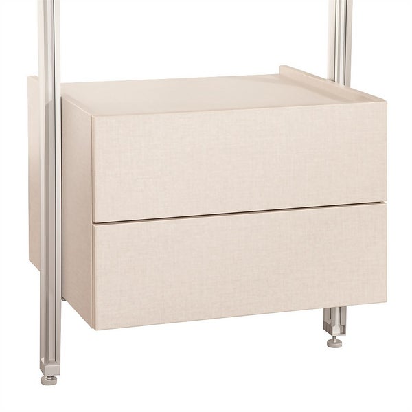 Relax Linen Double Drawer Box Kit (H)380mm x (W)550mm x (D)500mm | Homebase