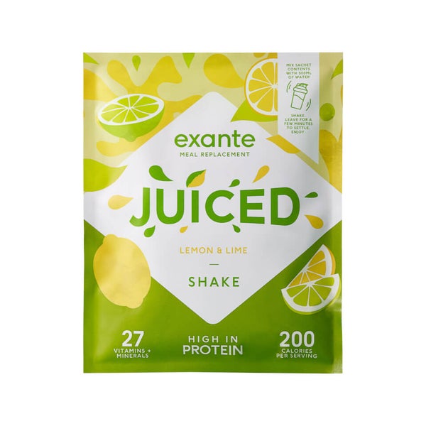 Lemon & Lime JUICED Meal Replacement Shake - Single Sachet | Exante UK