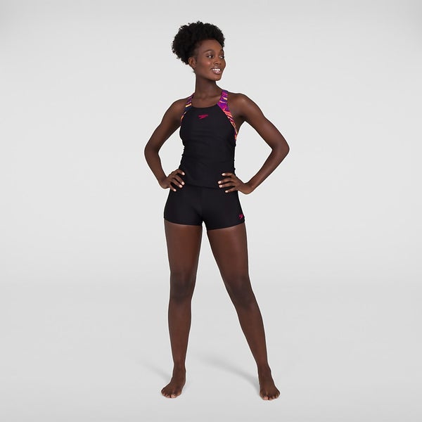 Mix & Match Tankini Top Black | Speedo