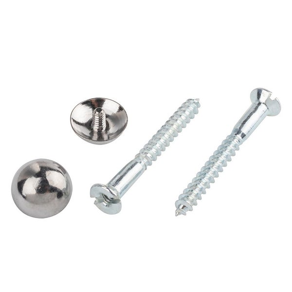 Offer Homebase Carbon Steel Homebase Mirror Screw Chrome