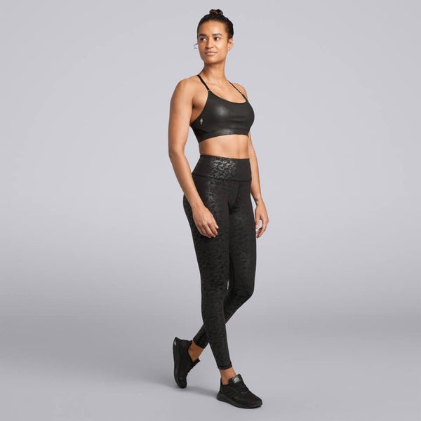 Female High Waist Micro Camo Leggings - Bronze | HPE Activewear US