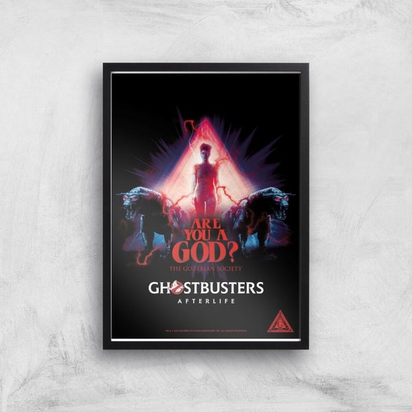 Ghostbusters Are You A God? Giclee Art Print Homeware - Zavvi UK