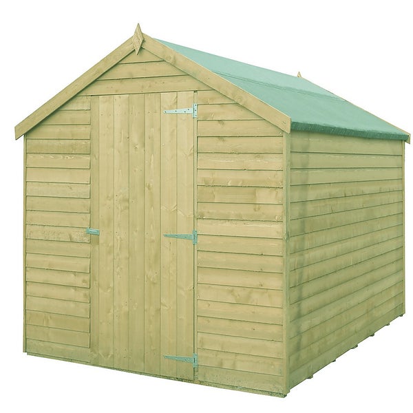 Offer Homebase Shire 7x5ft Pressure Treated Garden Shed