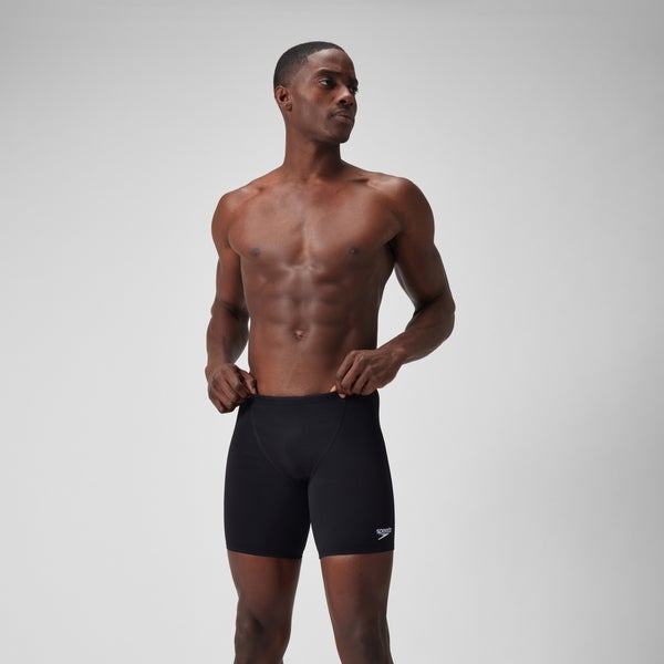 Men's Endurance+ Mid Jammer Black | Speedo