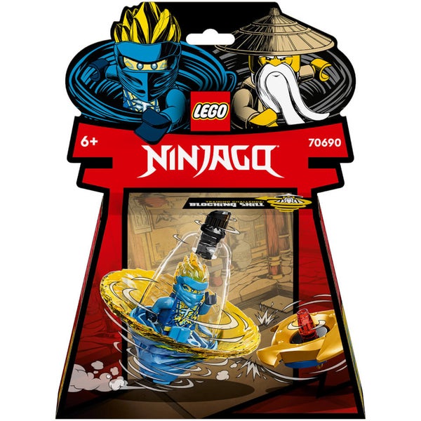 LEGO NINJAGO Jay’s Spinjitzu Ninja Training Spin Toy (70690) - IWOOT UK