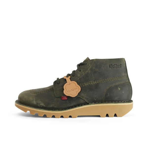 Adult Unisex Kick Hi Unlined Dark Green | Kickers
