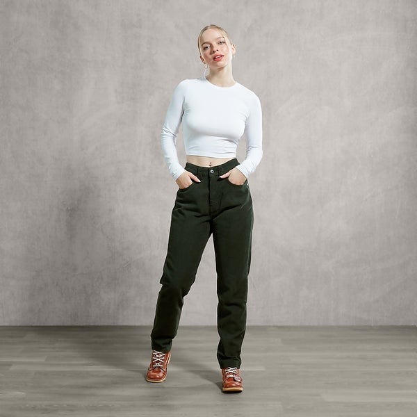 Women's Cord Trousers Green | Kickers