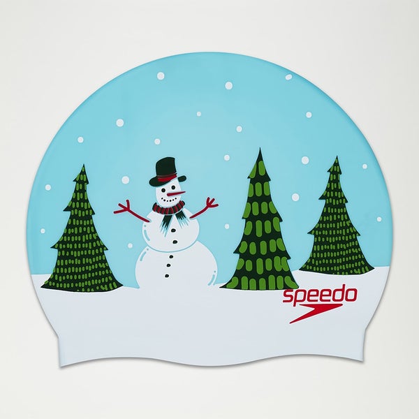 Adult Unisex Christmas Cap White/Blue | Speedo