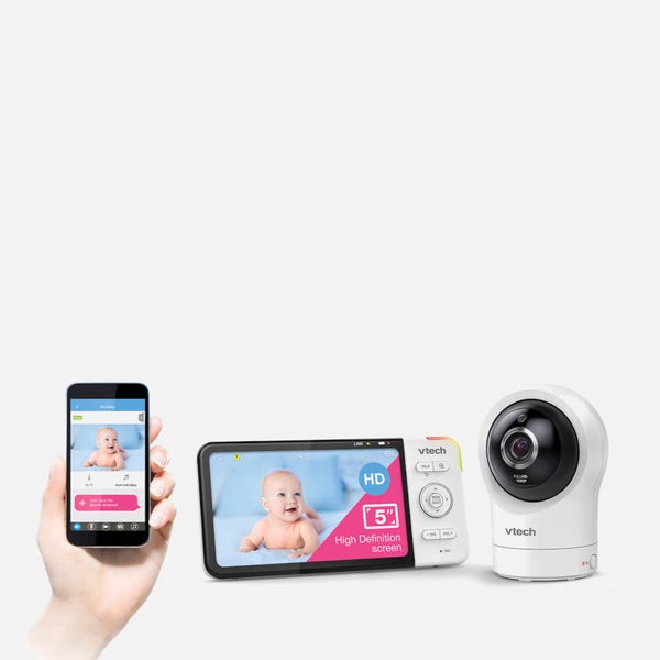 VTech RM5764HD 5" Smart Wifi Pan and Tilt Baby Monitor | TheHut.com