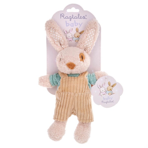 Ragtales by Posh Paws Alfie Rabbit 20cm Supersoft Rattle Soft Toy ...
