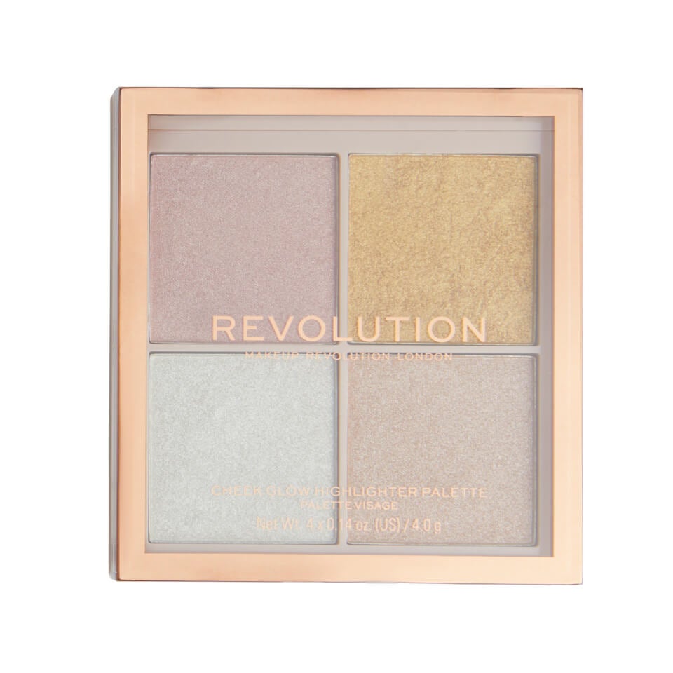 Makeup Revolution Ultimate Lights Cheek Glow Palette - lookfantastic