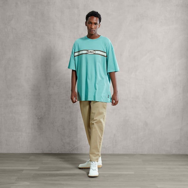 Men's Motive T-Shirt with Logo Green | Kickers