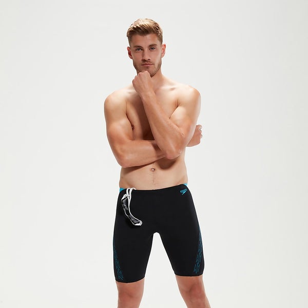 Men's Hyper Boom Splice Jammer Black/Blue | Speedo