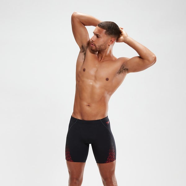 Men's ECO Endurance+ Pro Jammer Mid Jammer Black/Red | Speedo