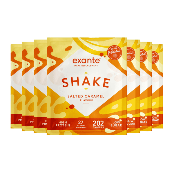 Salted Caramel Flavour Low Sugar Meal Replacement Shake (Box of 7 ...