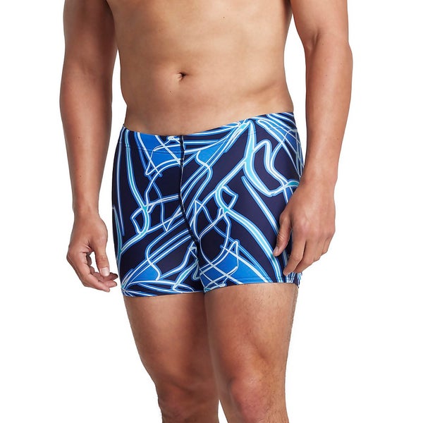 Men's Neon Fronds Beachstar Square Leg Blue | Speedo USA