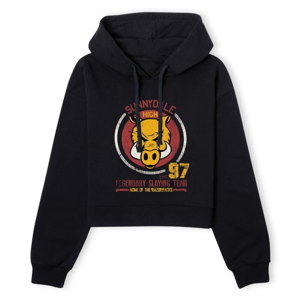 Buffy The Vampire Slayer Sunnydale High Varsity Women's Cropped Hoodie ...