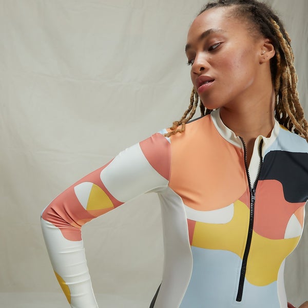 Folk x Speedo Printed Long Sleeve Swimsuit | Speedo