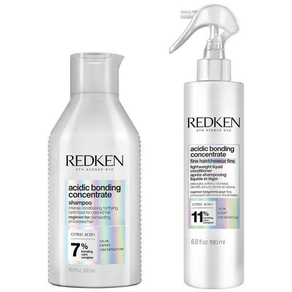 Redken Acidic Bonding Concentrate Shampoo and Lightweight Liquid ...