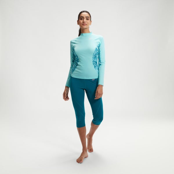 Women's Printed Long Sleeve Rash Top | Speedo