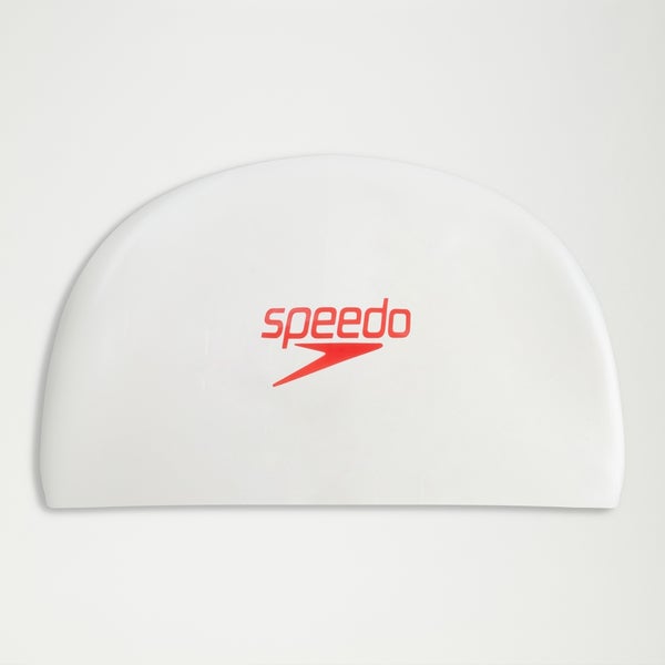 Adult Fastskin Cap White/Red | Speedo