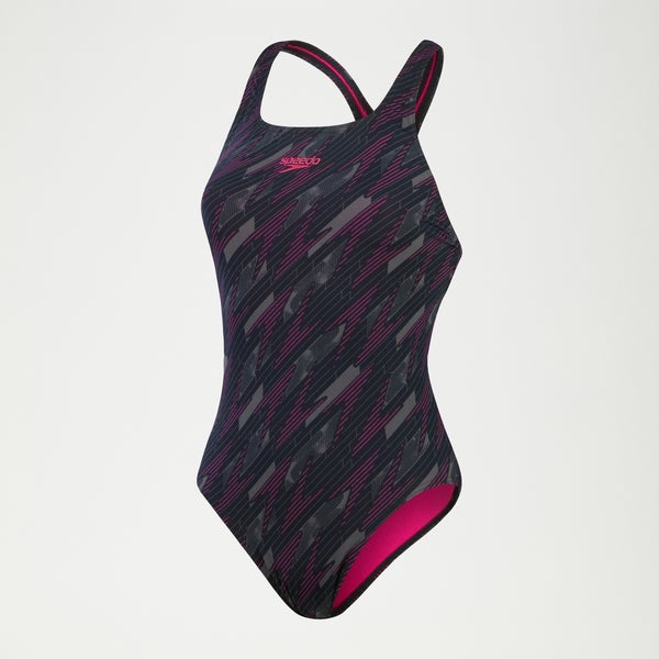 Women's Hyperboom Medalist Swimsuit Black/Pink at Donna Mang blog