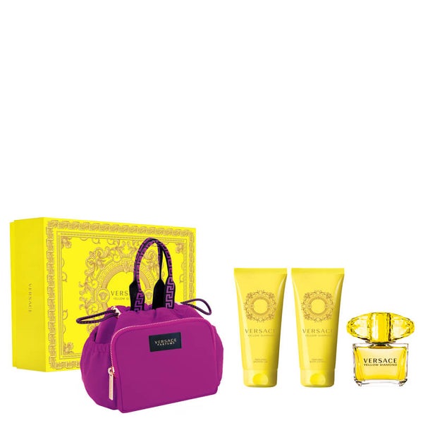 Versace Yellow Diamond Eau de Toilette Spray 90ml Gift Set | Fragrance ...