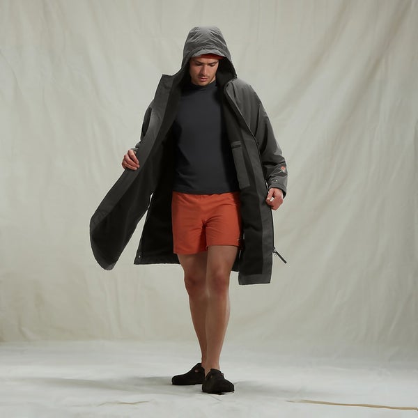 Folk x Speedo Warm Up Soft Black Change Robe | Speedo