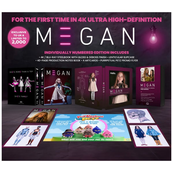 M3gan Collector's Edition 4K Ultra HD Steelbook 4K - Zavvi UK