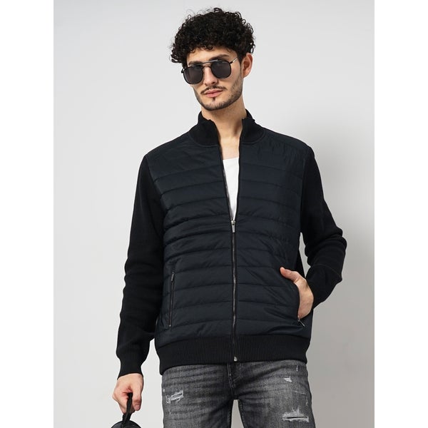 Black Cotton-Poly-Blend Jacket | Celio