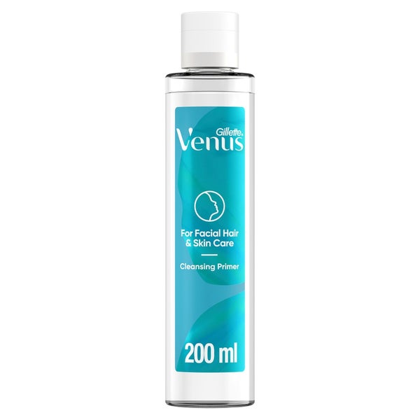 Venus Facial Hair And Skin Care Cleansing Primer For Dermaplaning