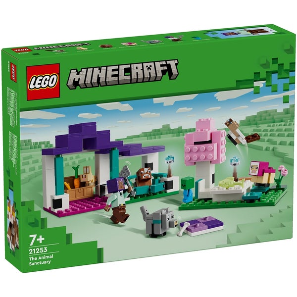 LEGO Minecraft The Animal Sanctuary Toy with Figures 21253 Toys - Zavvi UK