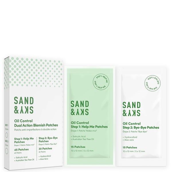 Sand & Sky Dual Action Blemish Patches (75 Patches) - lookfantastic