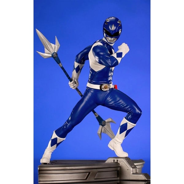 Iron Studios Blue Ranger BDS Mighty Morphin Power Rangers Art Scale 1/ ...