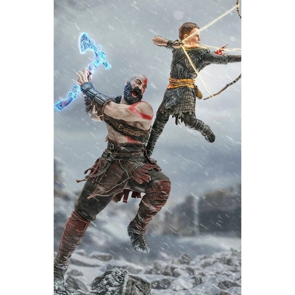 Iron Studios Kratos And Atreus BDS God Of War Art Scale 1/10 ...