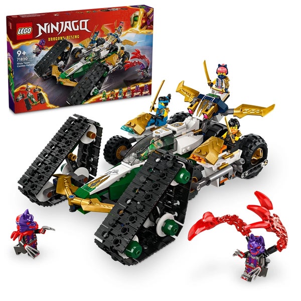 LEGO NINJAGO Ninja Team Combo Vehicle Ninja Toy Set 71820 Toys - Zavvi UK