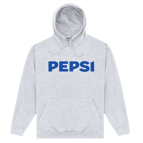 Pepsi Co. Text Logo Hoodie - Grey Clothing - Zavvi UK