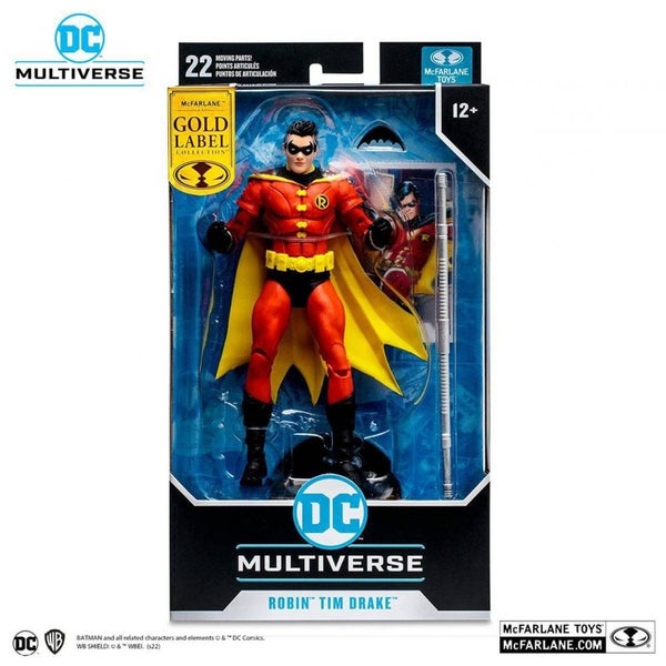 McFarlane DC MULTIVERSE 7IN - ROBIN (TIM DRAKE RED SUIT VARIANT)(GOLD ...