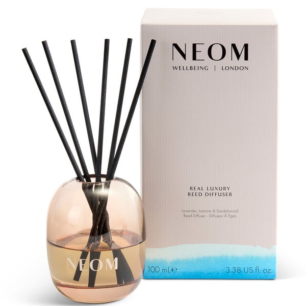 NEOM Wellbeing Real Luxury Reed Diffuser 100ml - lookfantastic