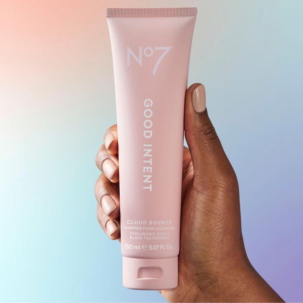 No7 GOOD INTENT Cloud Bounce Whipped Foam Cleanser | Vegan