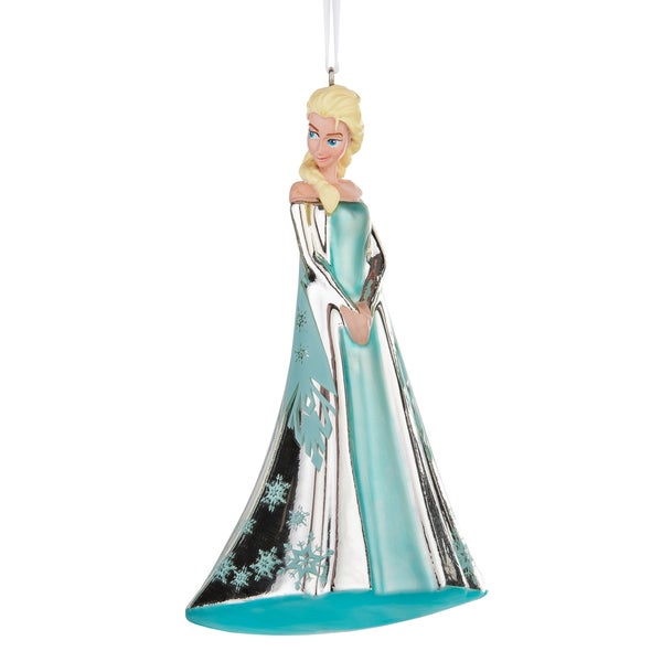 Hallmark Disney Frozen Glass Ornament - Snow Queen Elsa Merchandise ...