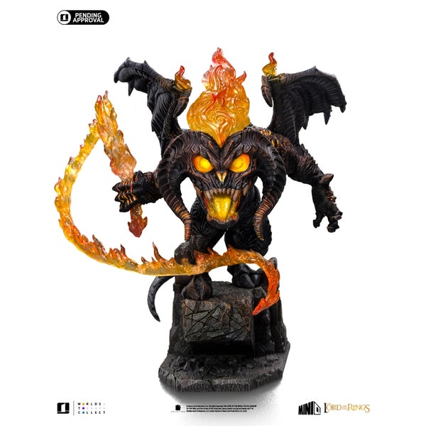 Iron Studios Lord of the Rings Balrog MiniCo Statue Merchandise - Zavvi UK
