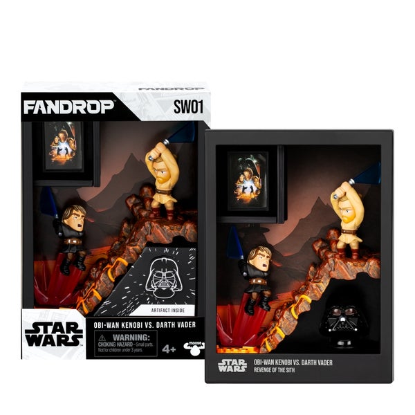 Fandrop Star Wars Wave 1 Figure 2 Pack Obi-Wan Kenobi Vs Darth Vader ...
