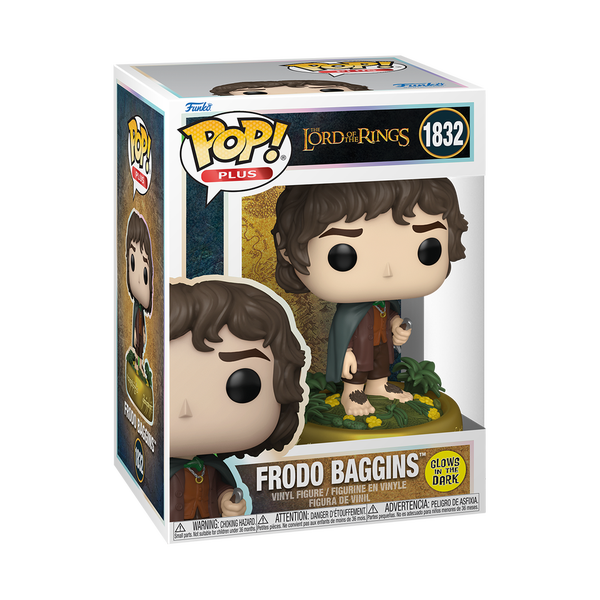 Lord of the Rings Frodo Baggins Funko Plus Pop Vinyl Merchandise - Zavvi US