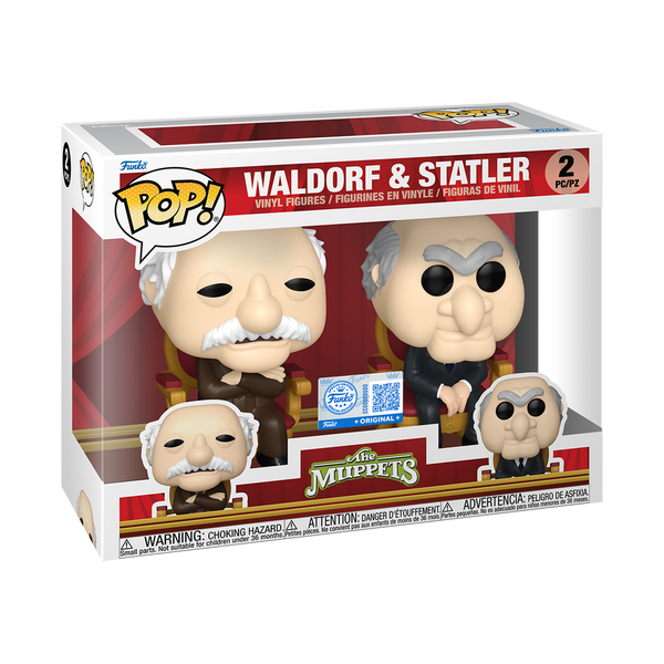 The Muppets Waldorf and Statler Funko Pop Vinyl Merchandise - Zavvi Ireland