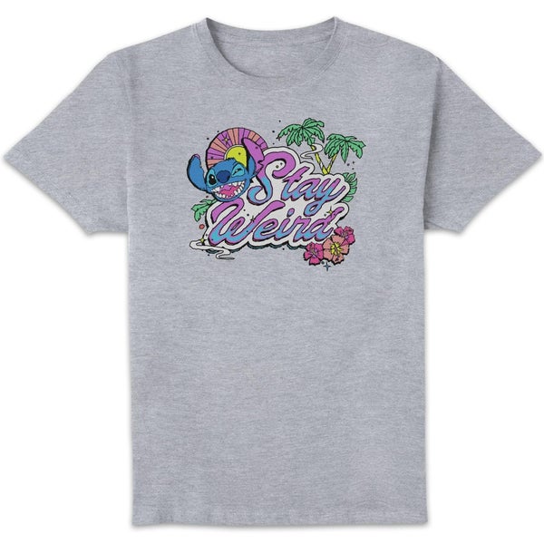 Disney Stay Weird Unisex T-Shirt - Grey Clothing - Zavvi UK