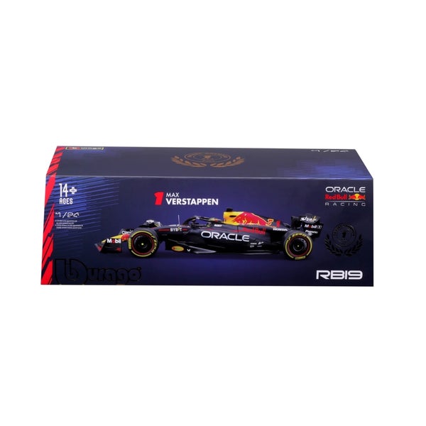 Burago F1 Red Bull Racing RB19 2023 With Verstappen Helmet 1:24 Scale ...