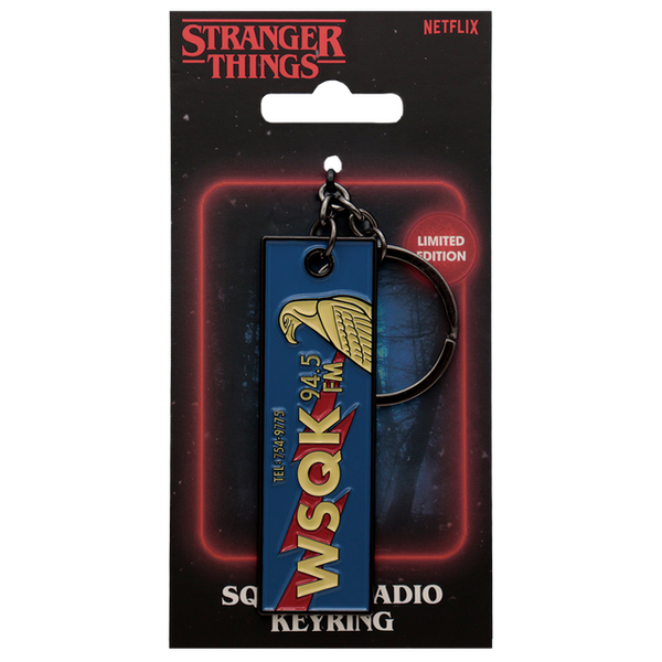 Stranger Things The Squawk WSQK Keyring Merchandise - Zavvi UK